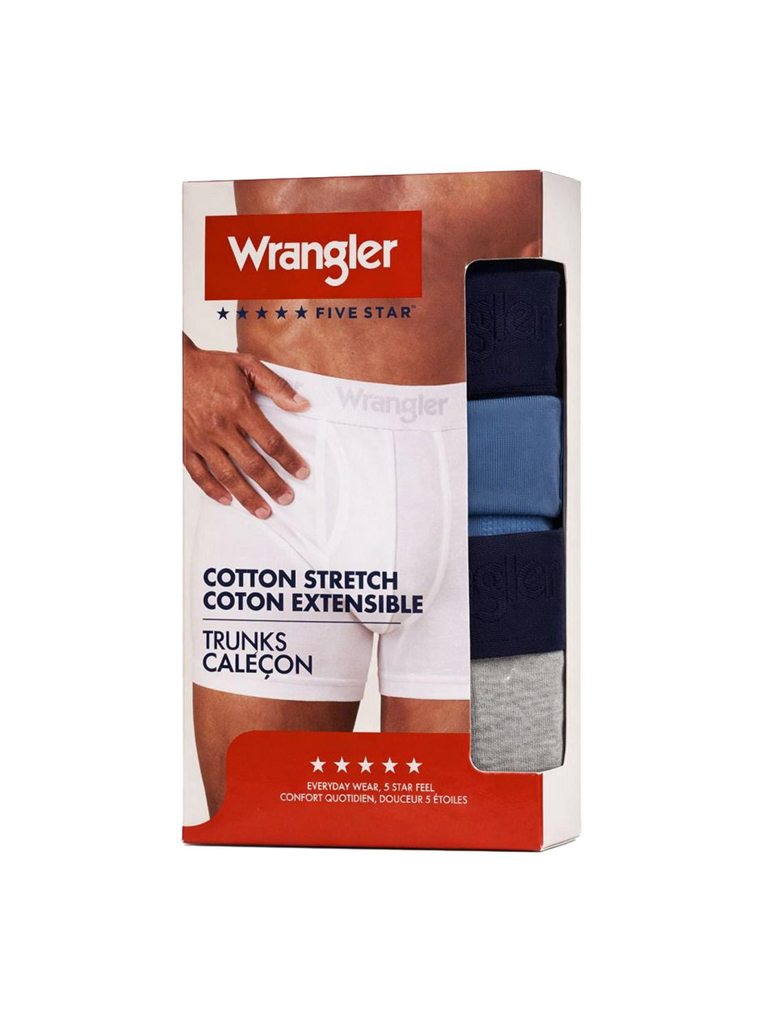 Wrangler Mens Cotton Stretch Trunk S