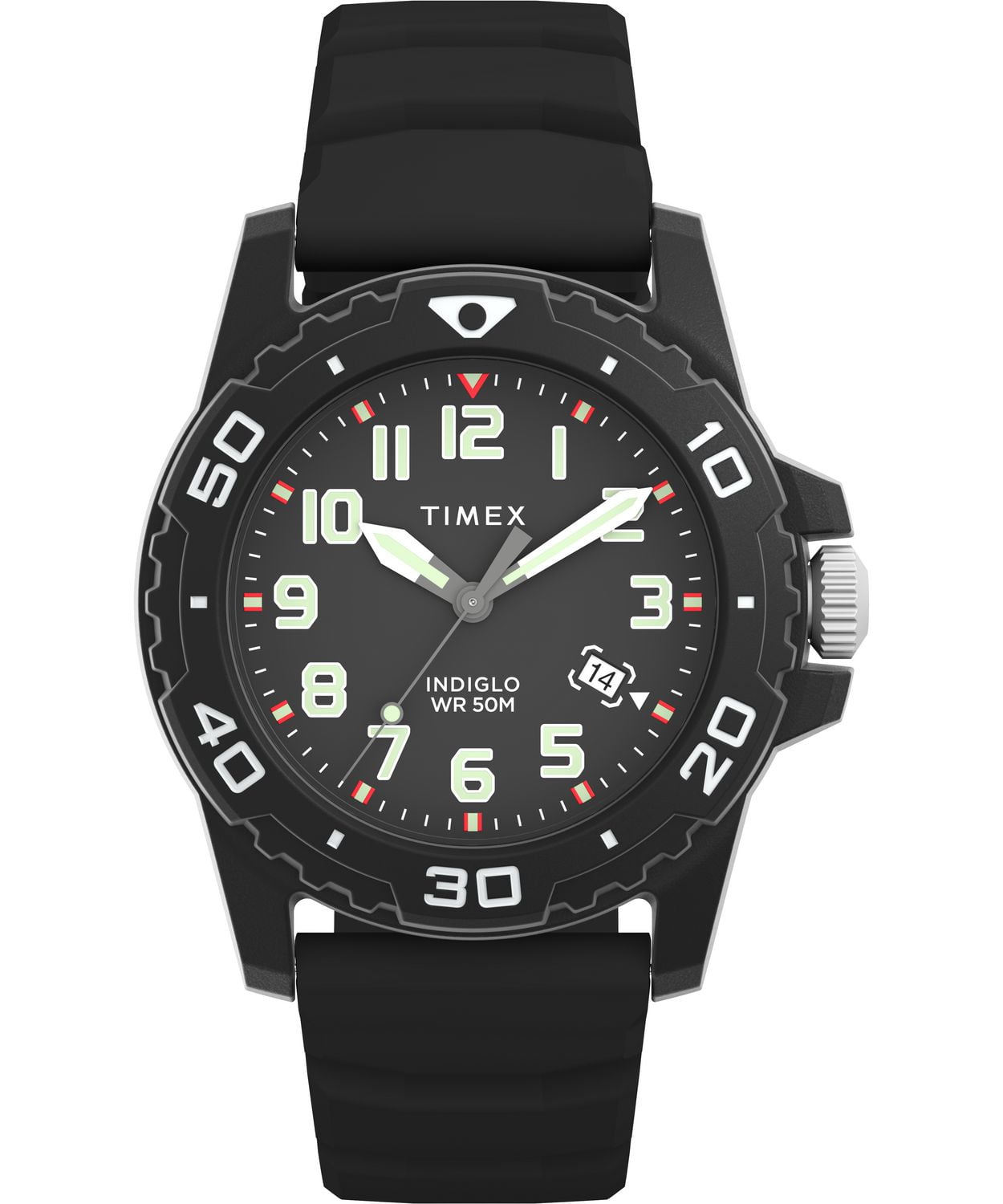 Click here for Timex 42mm Silicone Strap Watch One Size prices