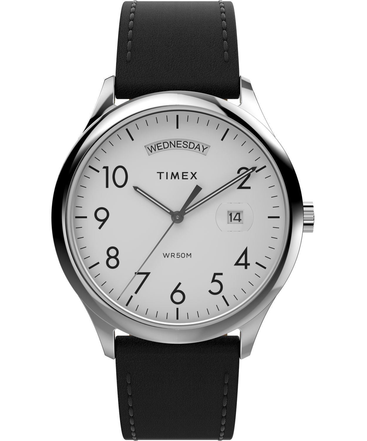Click here for Timex Modern Easy Reader 40mm Leather Strap Watch... prices
