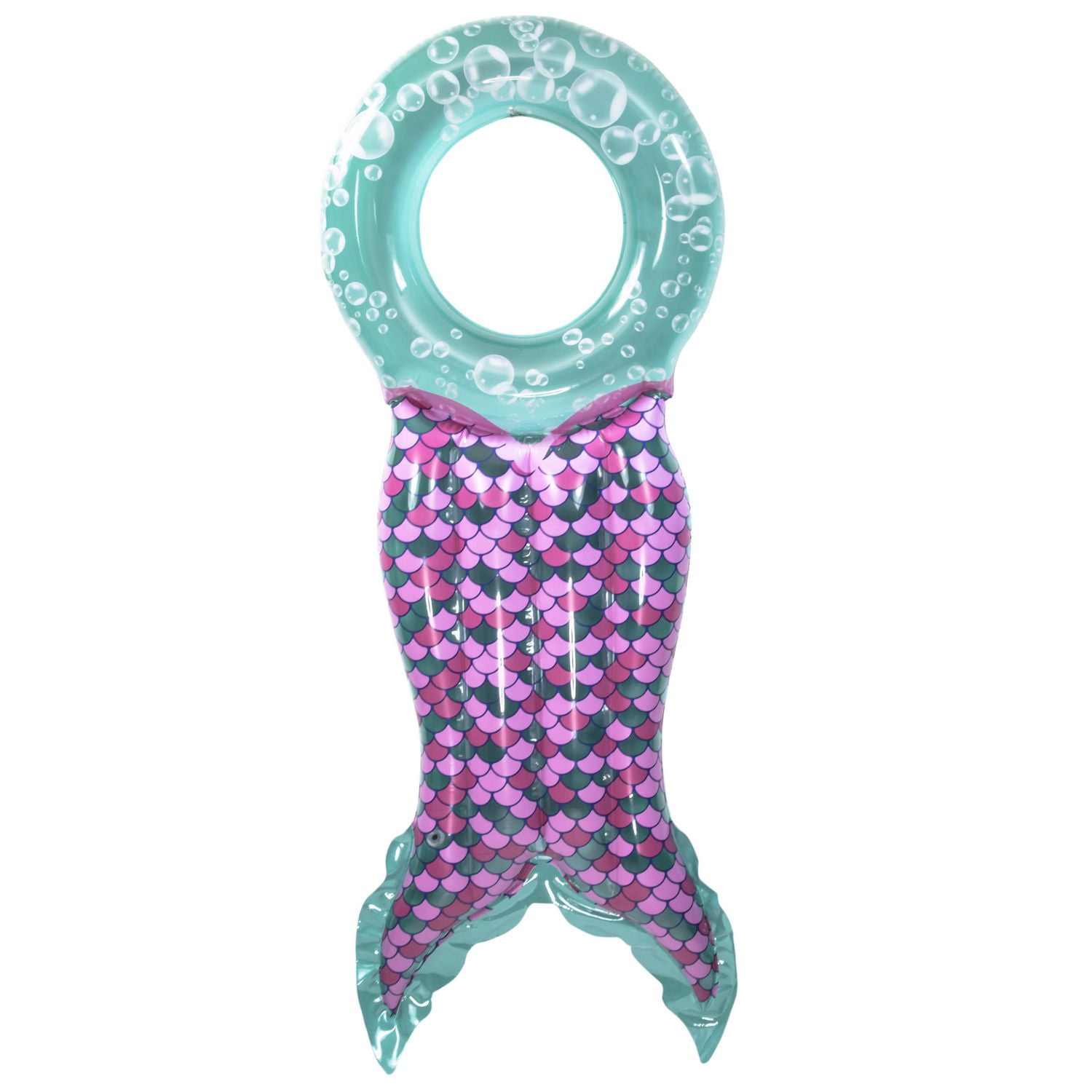 Play Day Mermaid Swim Ring And Tail Inflatable Float | Walmart Canada