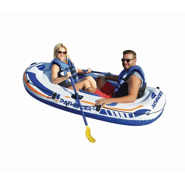 Pathfinder 2 Person Inflatable River Raft Boat Set - Walmart.ca