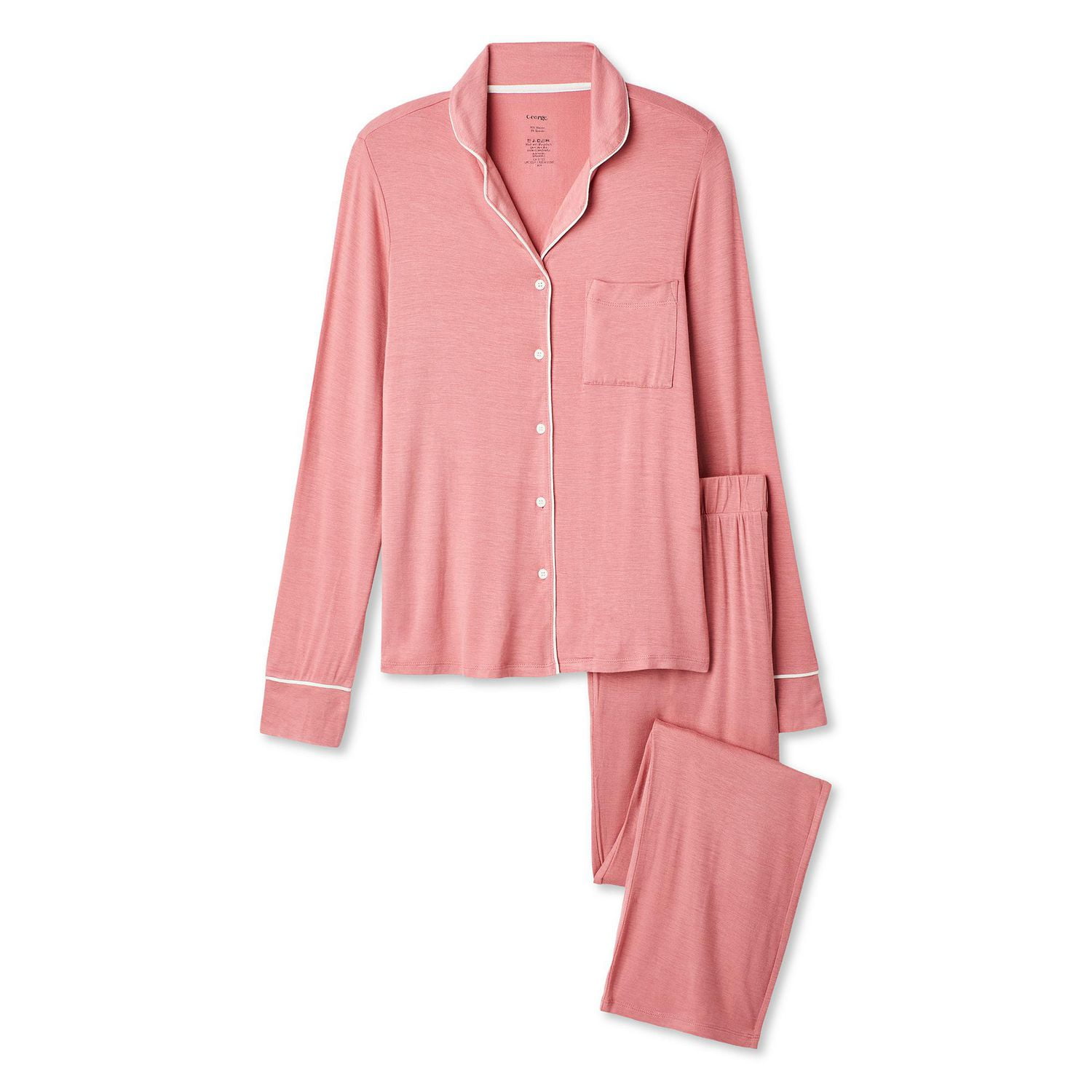 Click here for George Womens Two Piece Pajama Set M prices