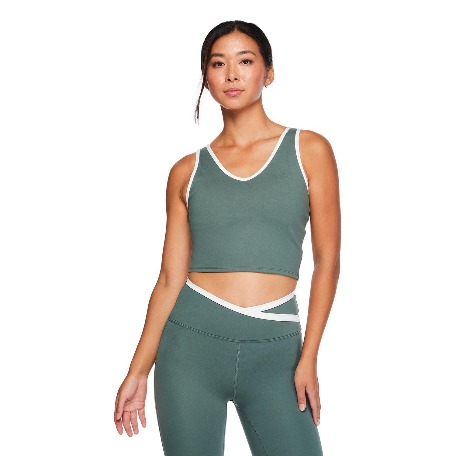 Click here for Athletic Works Womens V-Neck Longline Bra Xs prices