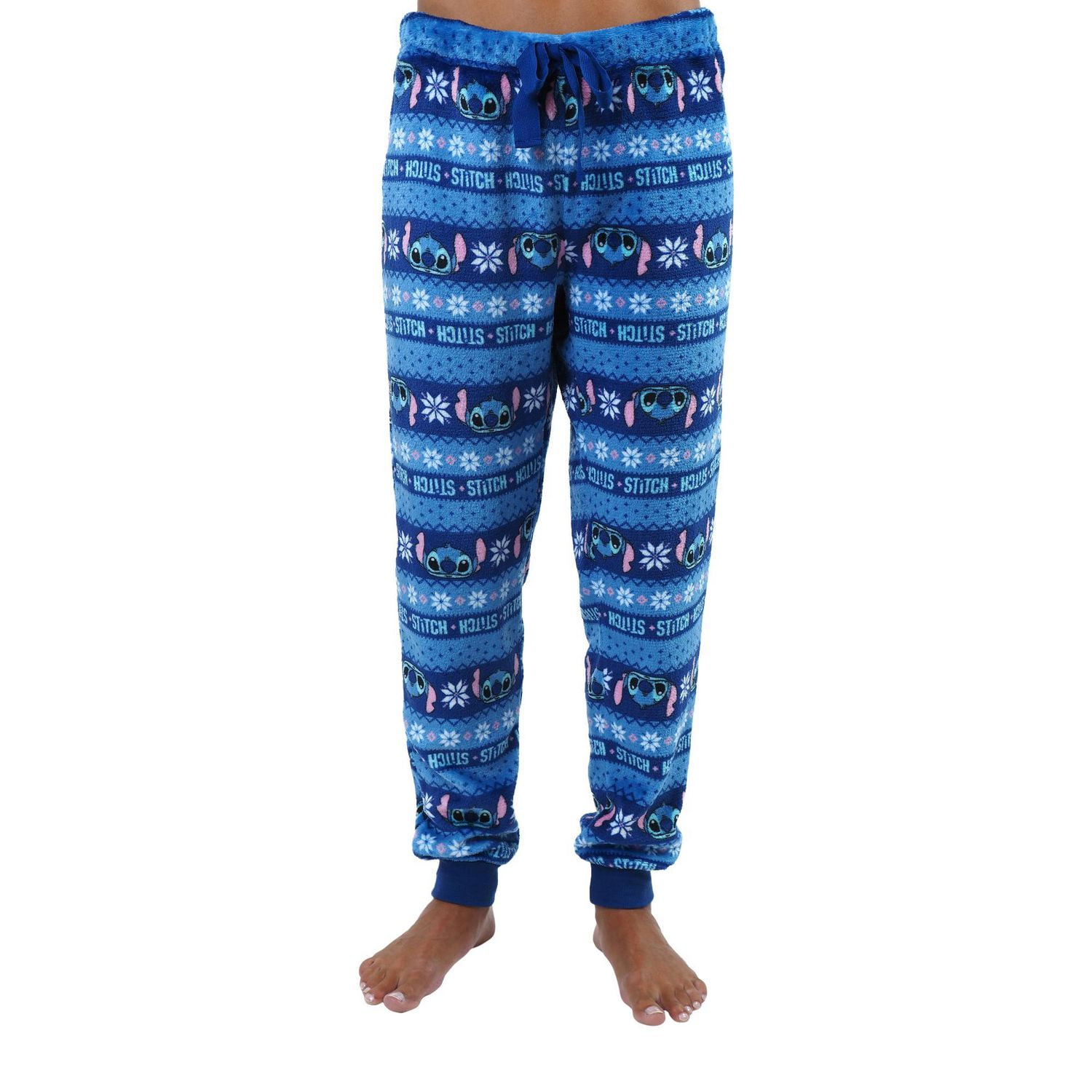 Click here for Disney Stitch Womens Cuffed Pajama Pants L prices