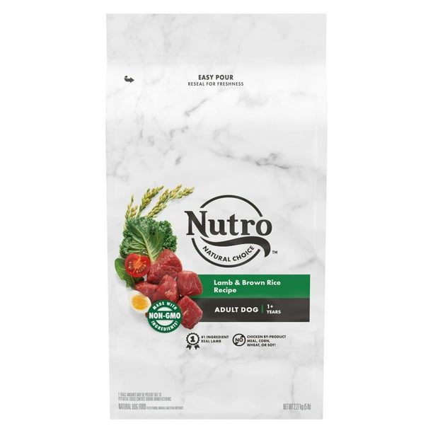 Nutro Natural Choice Adult Dry Dog Food Lamb & Brown Rice Recipe, 2.72-13.61kg - Walmart.ca