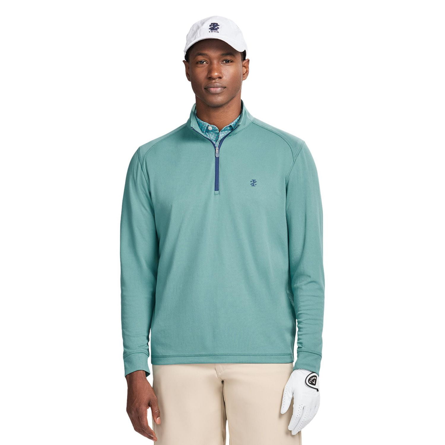 Click here for Izod L/S 1/4 Zip Sweater Xxl prices