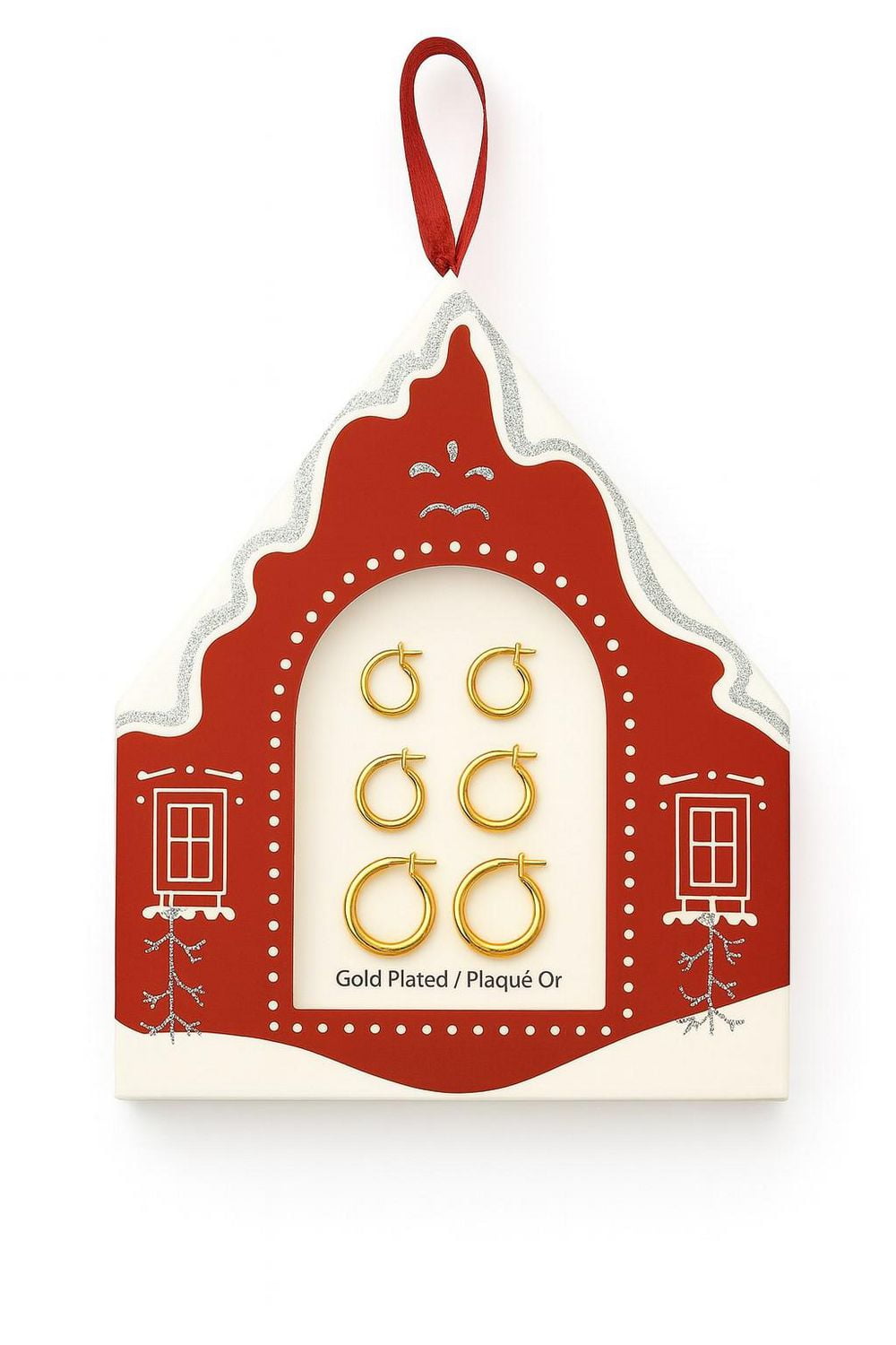 Click here for Luxury Designs Gold Plated Mini Hoop Earring Set:1... prices