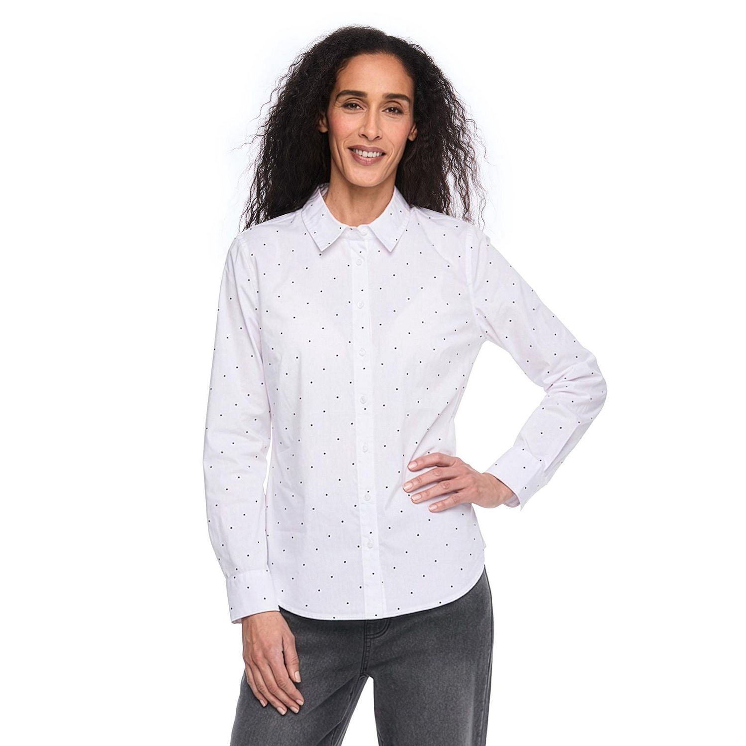 Click here for Iyla Womens Printed Button-Up Shirt Xxl prices