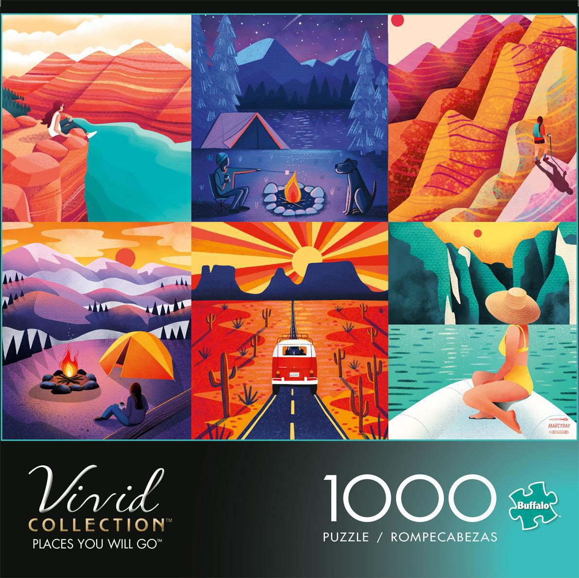 Buffalo Games - Vivid Collection - Places You Will Go - 1000 Piece ...