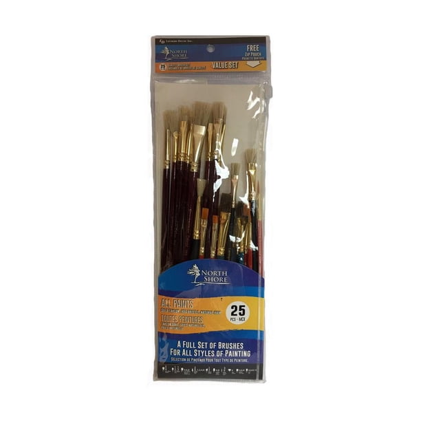 25 PC PAINTBRUSH SET, PAINTBRUSH SET - Walmart.ca