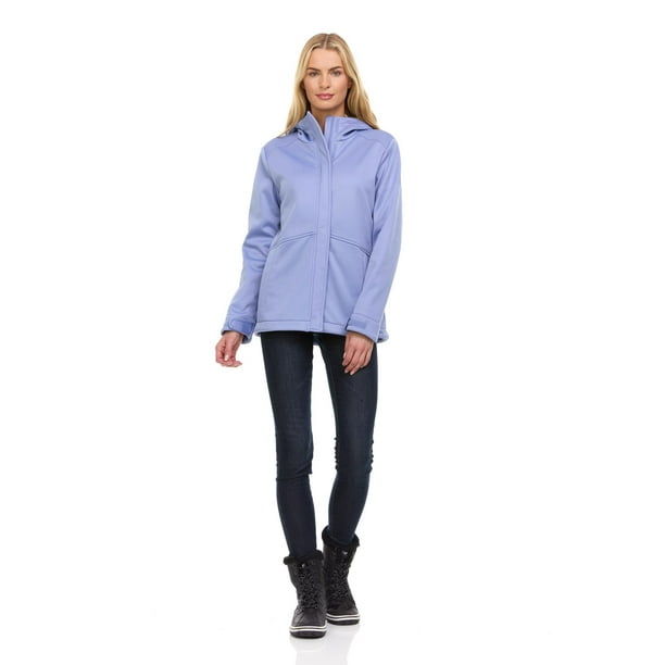 Swiss Tech Women's Hooded Softshell Jacket - Walmart.ca