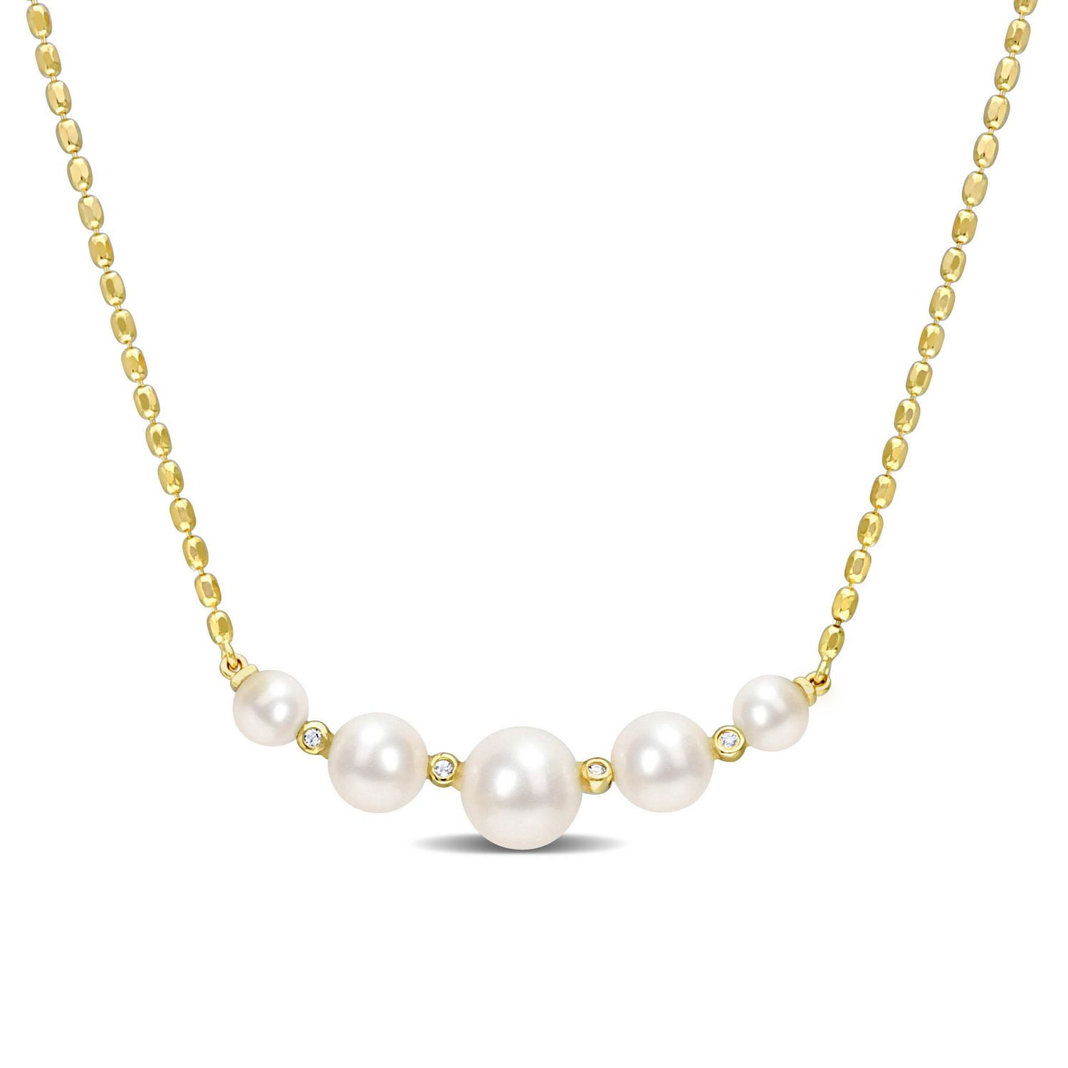 Click here for Miabella Cultured Freshwater Pearl And White Topaz... prices