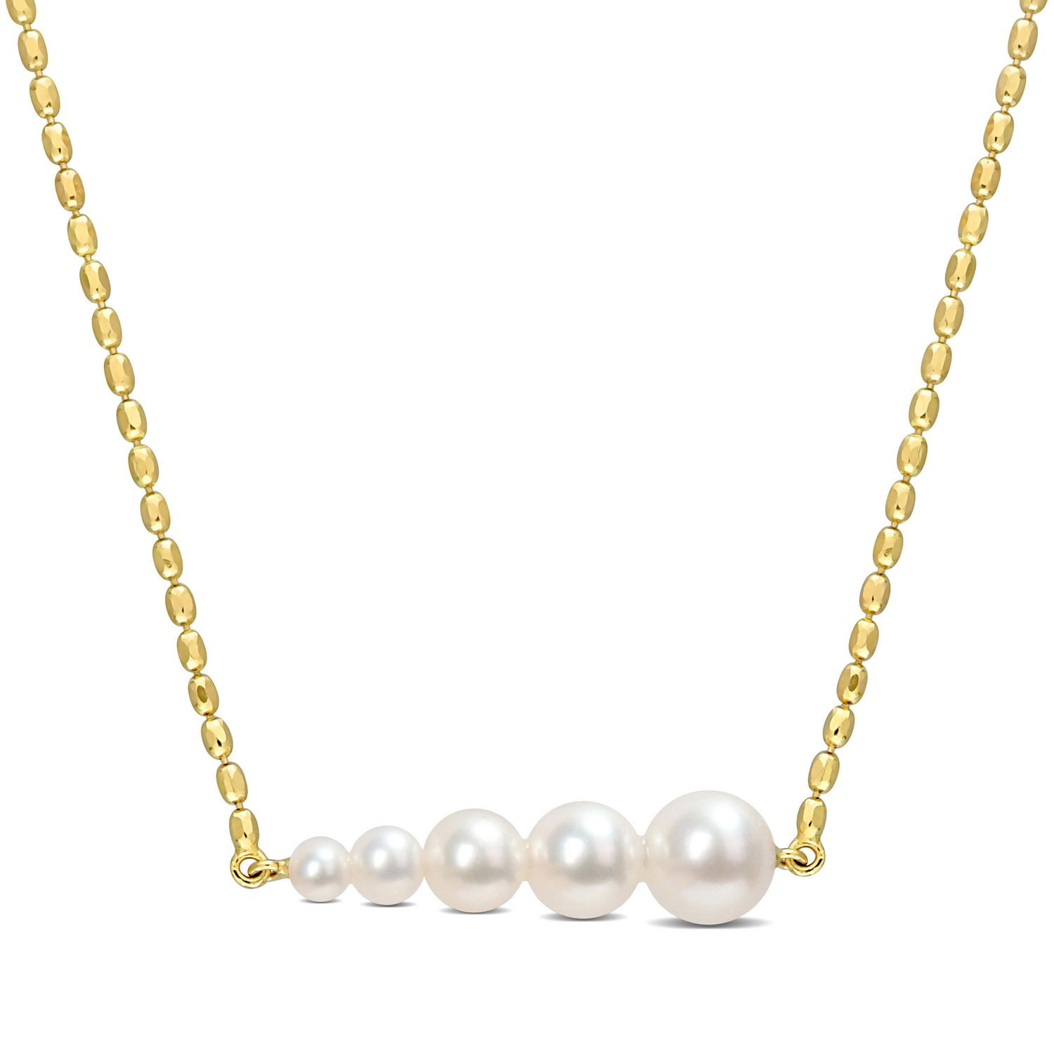 Click here for Miabella Freshwater Cultured Pearl 18k Yellow Gold... prices