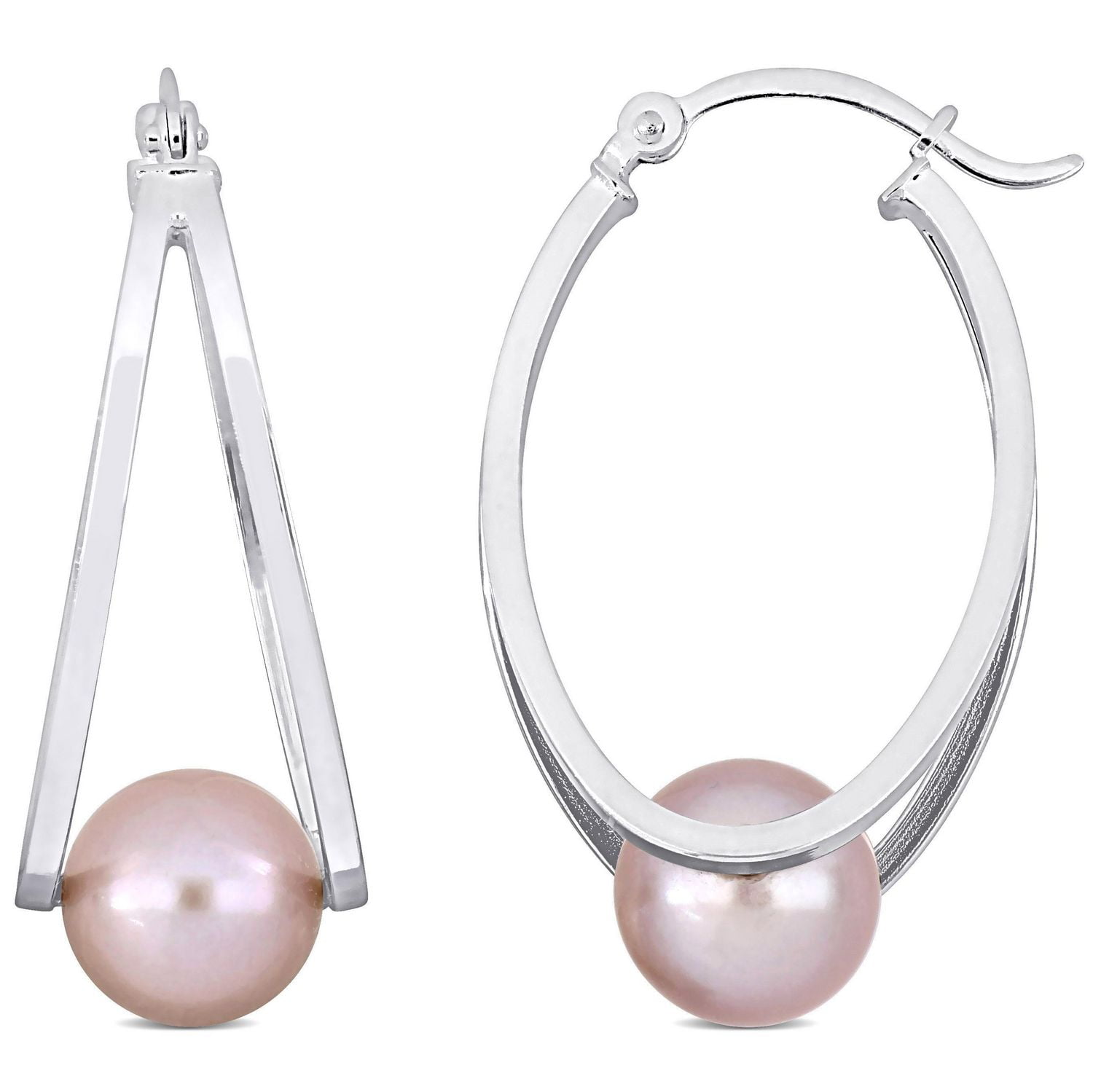 Click here for Miabella Pink Cultured Freshwater Pearl Sterling S... prices