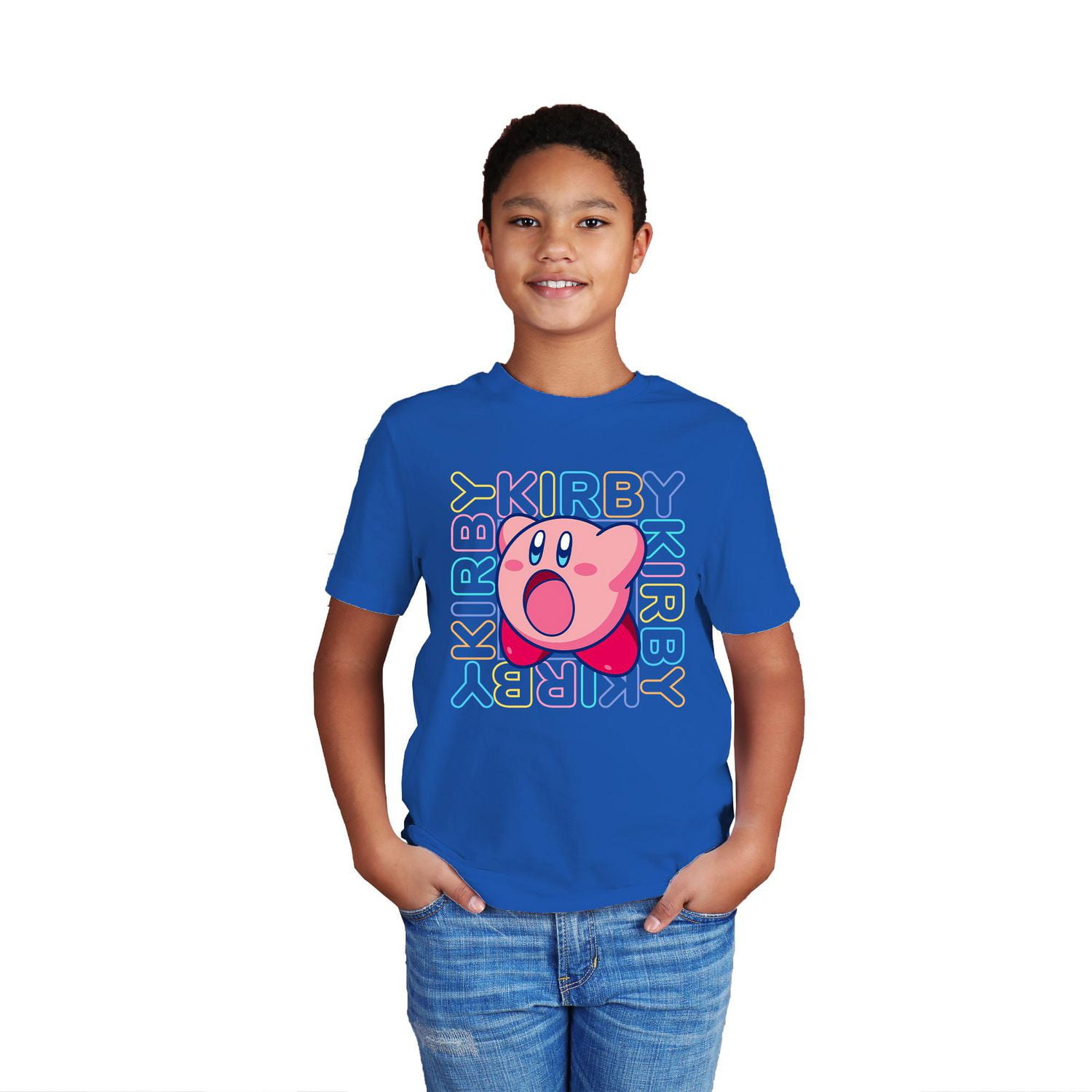 Click here for Kirby Boys Square Short Sleeve T-Shirt M prices