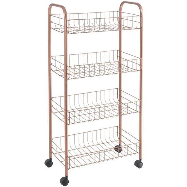 Metaltex® Ascona 4 Copper Multipurpose Storage Cart - Walmart.ca