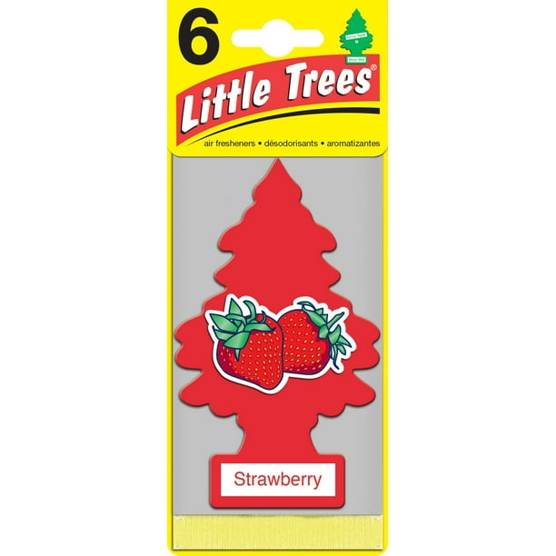 LITTLE TREES air freshener Strawberry 6-Pack - Walmart.ca