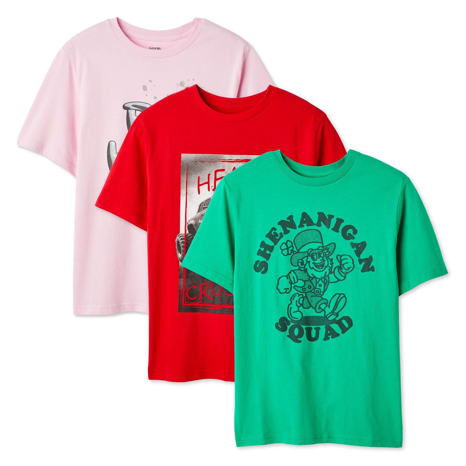 Click here for George Boys Seasonal T-Shirt 3-Pack M prices