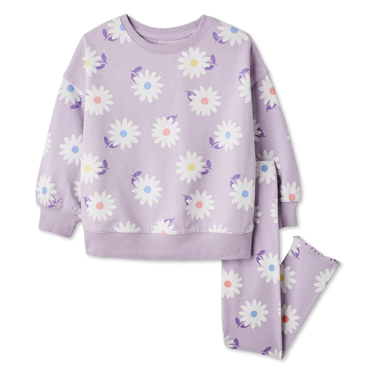 Click here for George Toddler Girls Two Piece Lounge Set 2t prices