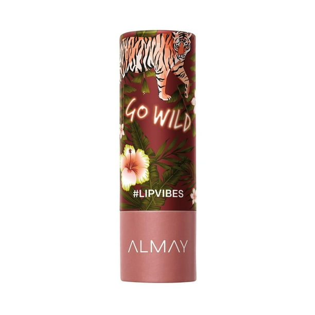 Almay Lip Vibes Hypoallergenic Cream Lipstick with Shea Butter, 1 ...