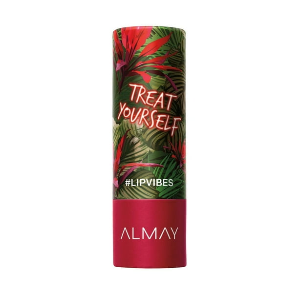 Almay Lip Vibes Hypoallergenic Cream Lipstick with Shea Butter, 1 ...