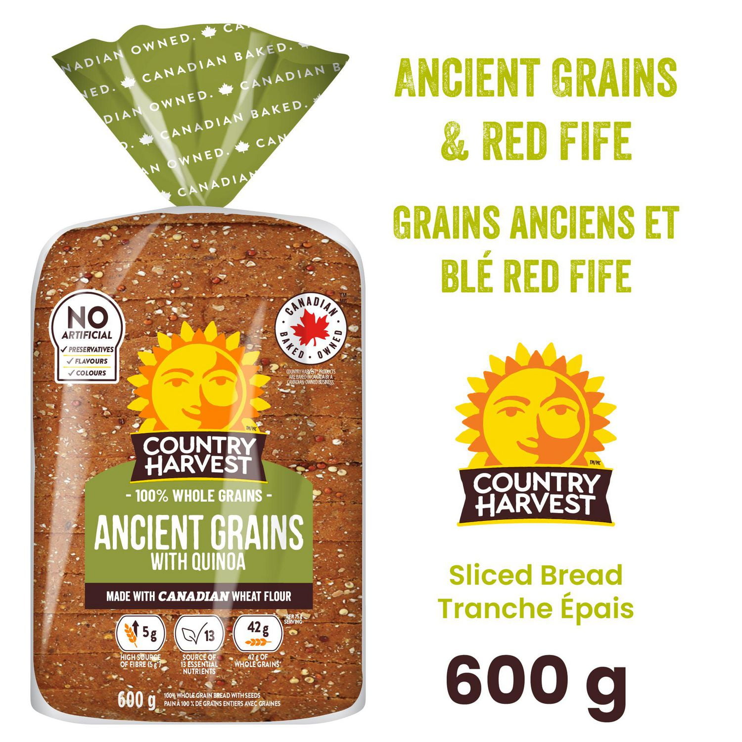 Click here for Country Harvest Ancient Grains & Red Fife Sliced B... prices
