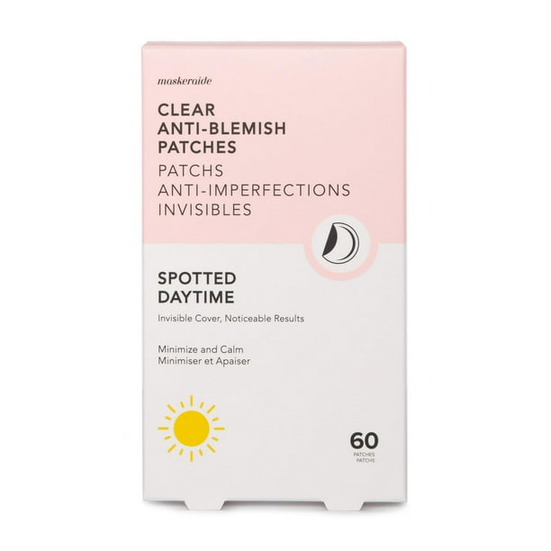 Maskeraide Spotted Daytime Clear Anti-Blemish Patches, Acne Pimple ...
