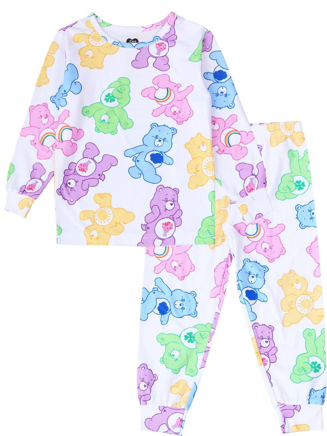 Click here for Care Bear Knit Sleep 2 Piece Pj Set - Toddler - Gi... prices