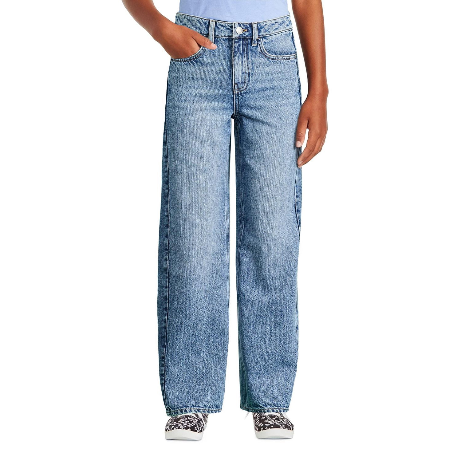 Click here for George Girls Two-Tone Wide Leg Jean 8 prices