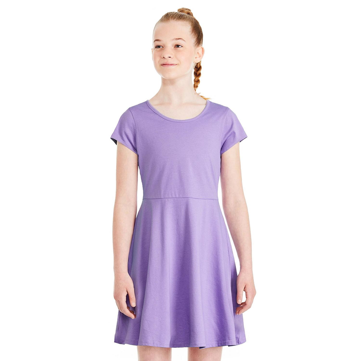 Click here for George Girls Short-Sleeve Skater Dress Xs prices