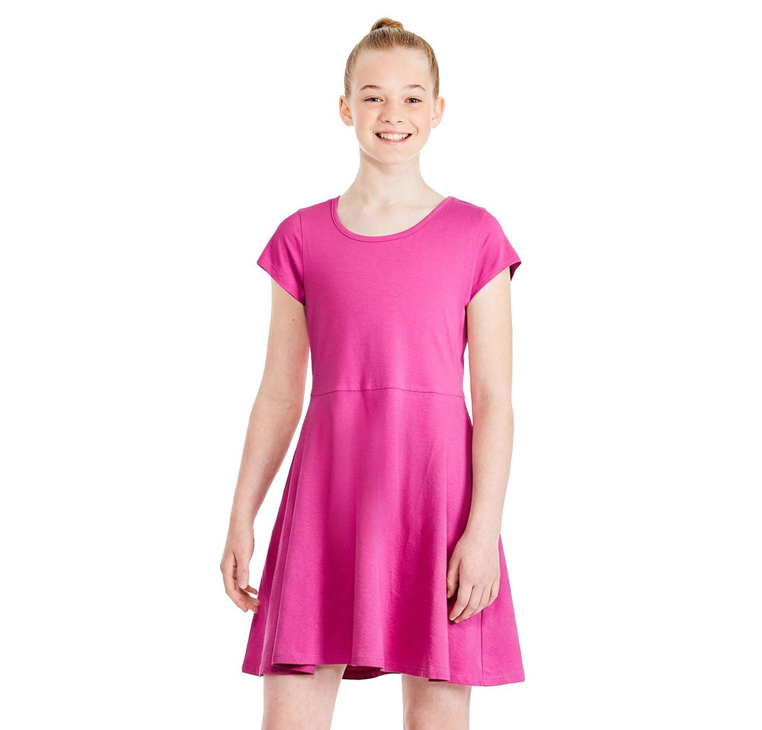 Click here for George Girls Short-Sleeve Skater Dress Xs prices