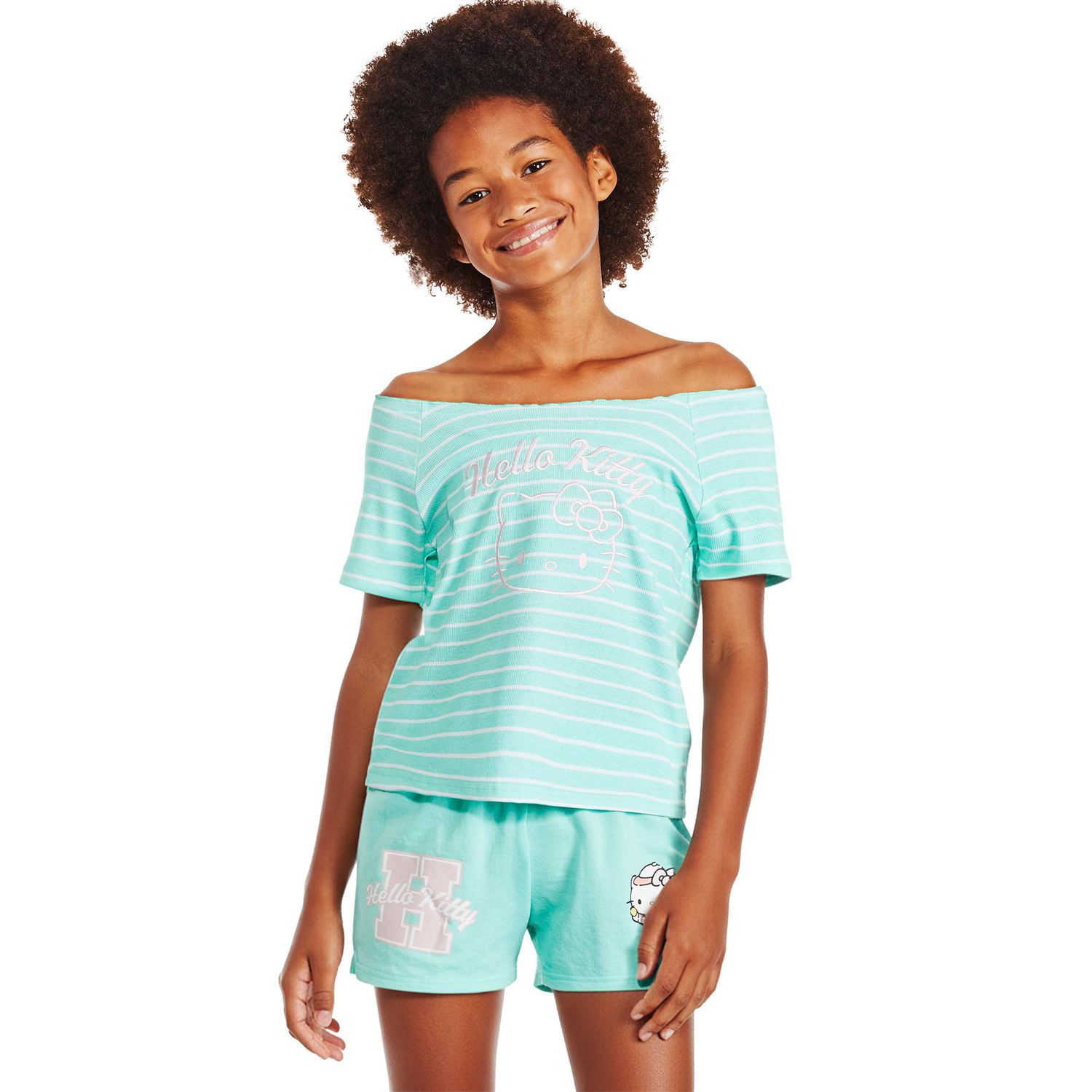 Click here for Hello Kitty Girls Off The Shoulder Top S prices