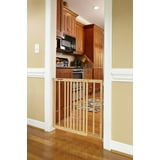 Storkcraft Easy Walk-Thru Wooden Safety Gate, White Adjustable Baby ...