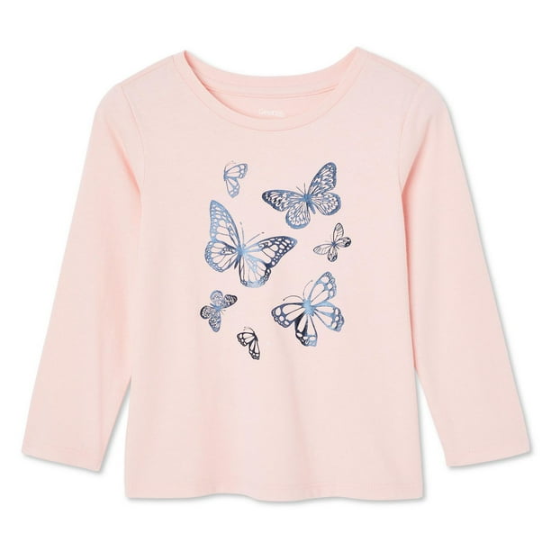 George Toddler Girls' Long Sleeve Tee, Sizes 2T-5T - Walmart.ca