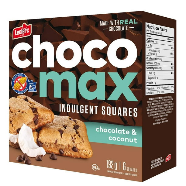Chocomax Indulgent Chocolate and Coconut Square - Walmart.ca