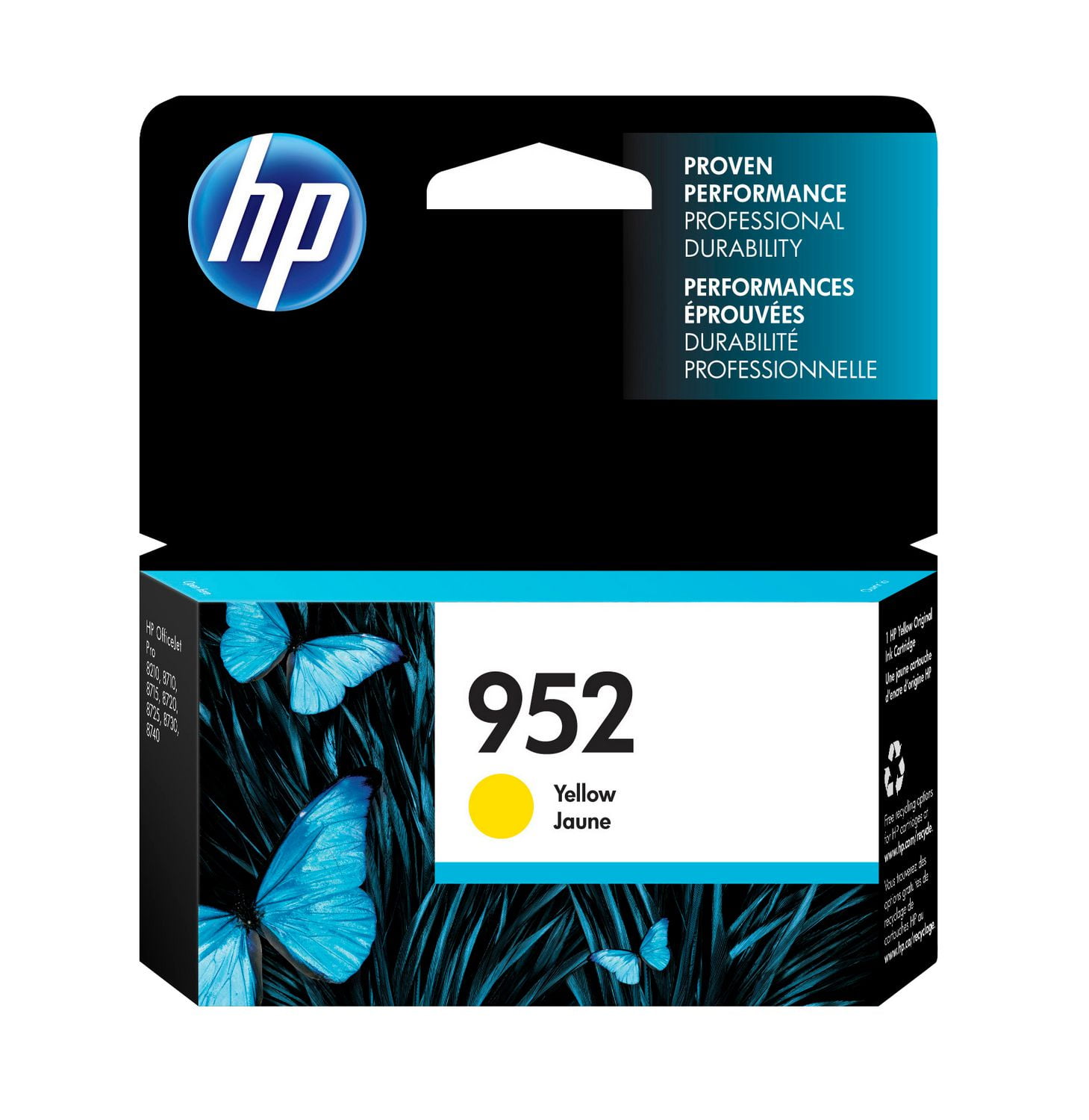 HP 952 Yellow Original Ink Cartridge (L0S55AN) | Walmart Canada