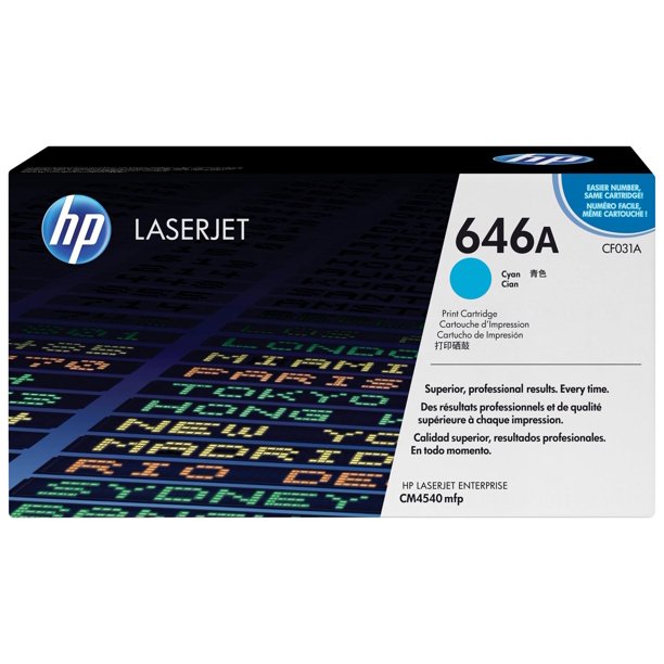 HP 646A (CF031A) Cyan Original LaserJet Toner Cartridge - Walmart.ca