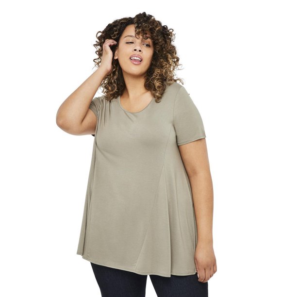 George Plus Women's Princess Seam Tee - Walmart.ca