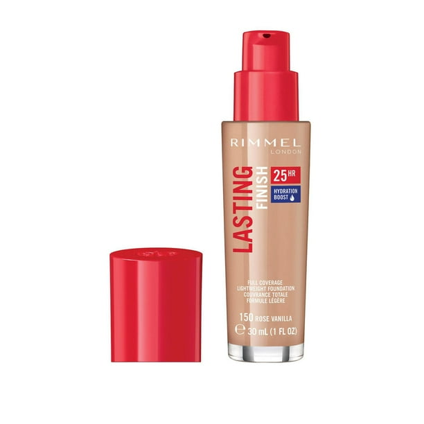 Rimmel Lasting Finish 25HR Foundation, With Vitamin E, comfort serum ...