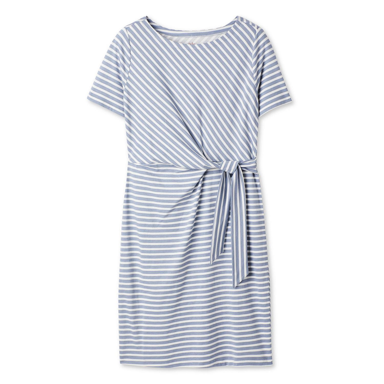Click here for Iyla Womens Striped Side Tie Dress Xxl prices