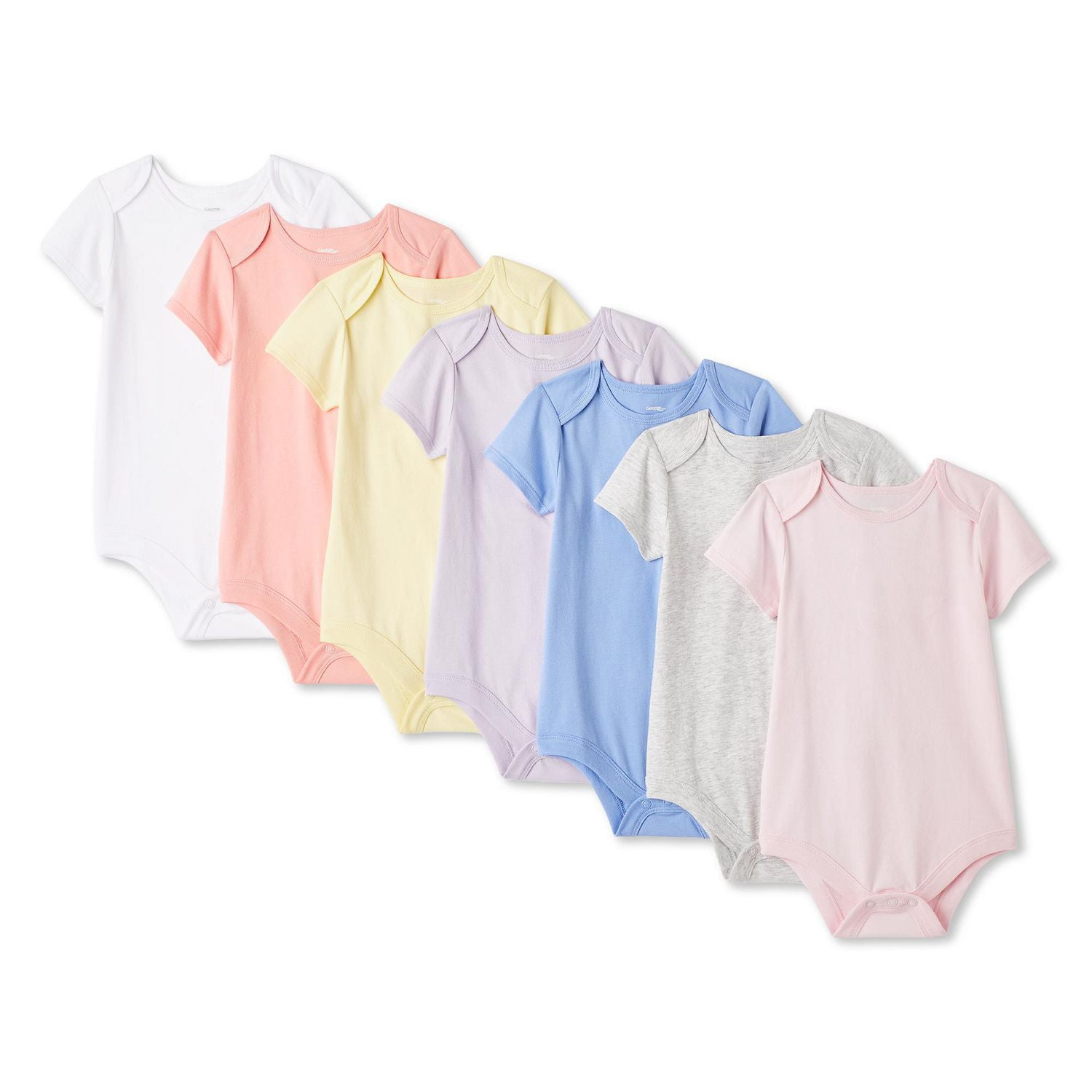 Click here for George Infants Gender Inclusive Bodysuit 7-Pack 18... prices