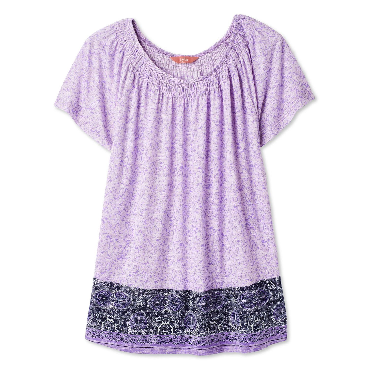 Click here for Iyla Womens Smocked Top L prices
