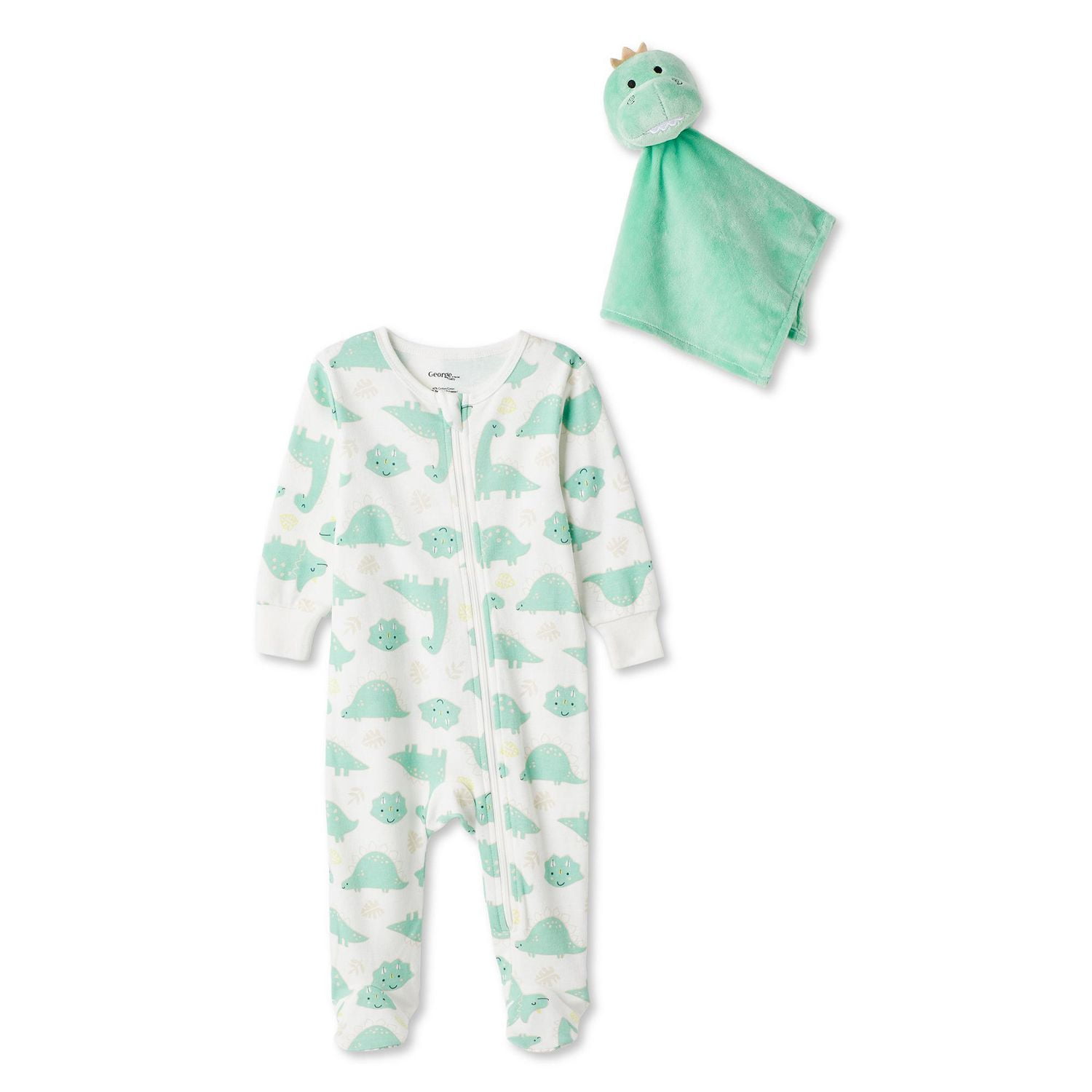 Click here for George Baby Boys Two Piece Sleeper Set 3-6 Months prices