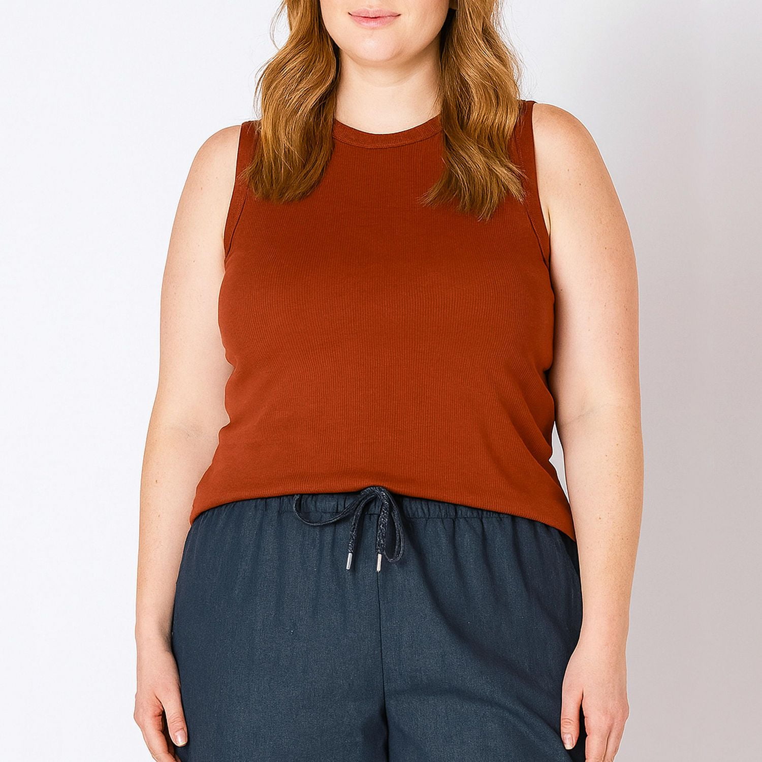 Click here for Devoted Womens Plus Size Ribbed Tank Top 1x prices