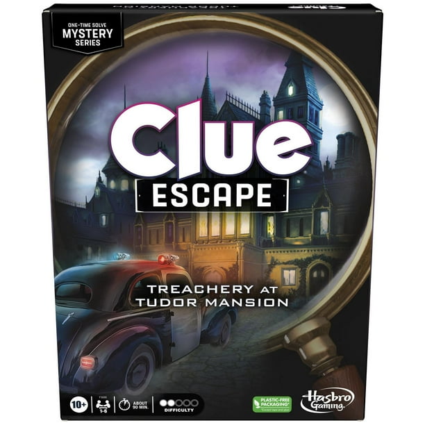 Clue Board Game Treachery at Tudor Mansion, Clue Escape Room Game ...