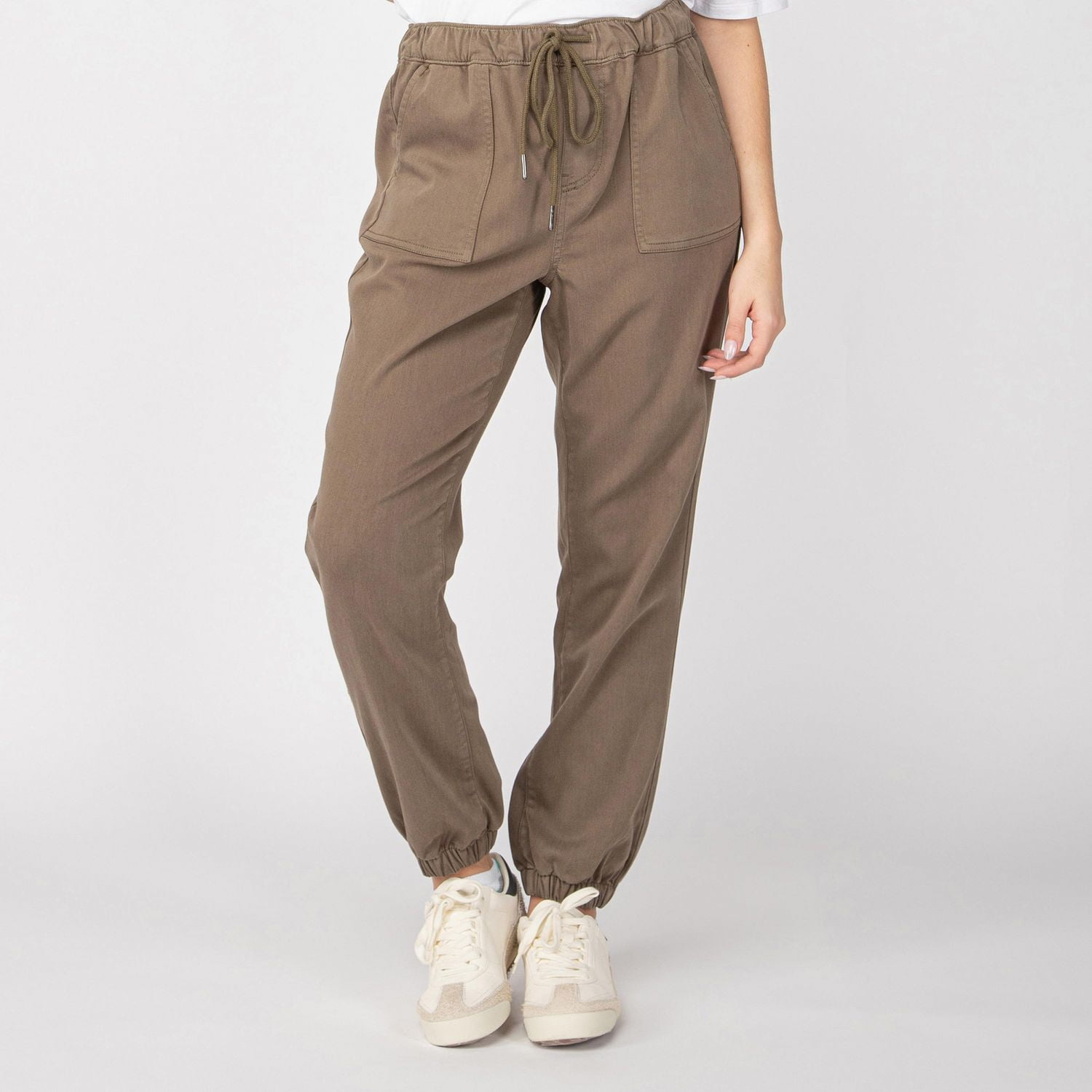 Click here for Devoted Knit Denim Jogger With Drawstring L prices