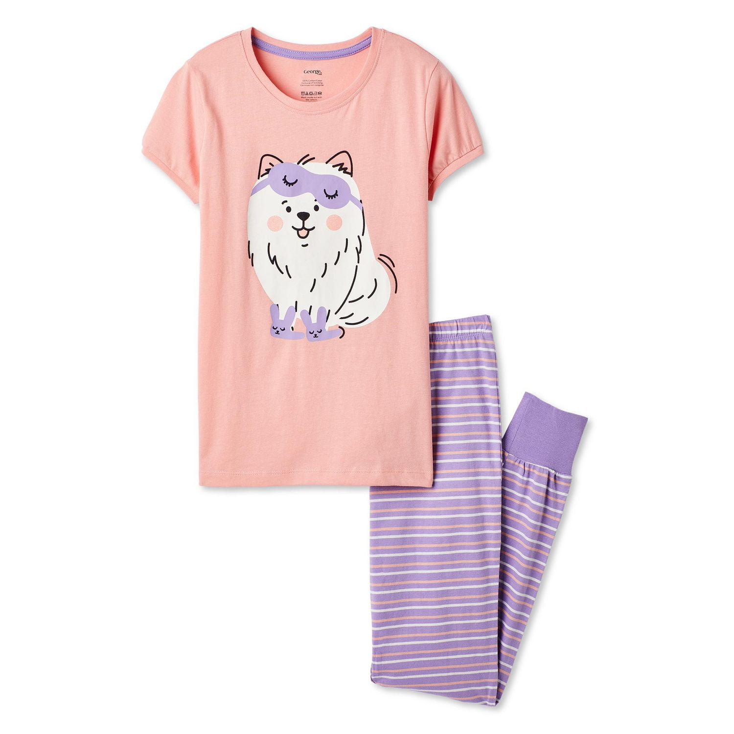 Click here for George Girls Two Piece Pajama Set Xs prices