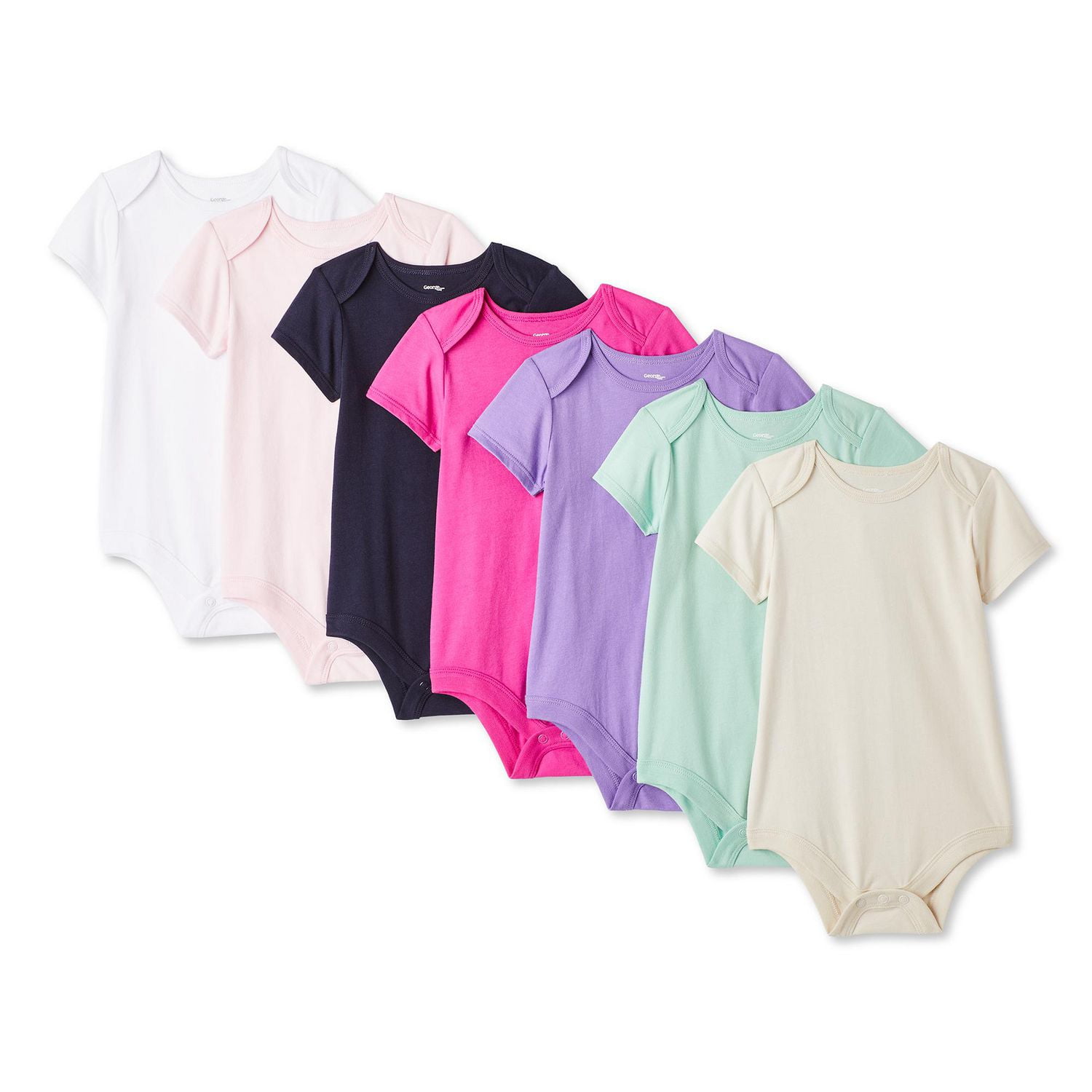 Click here for George Infants Gender Inclusive Bodysuit 7-Pack 18... prices