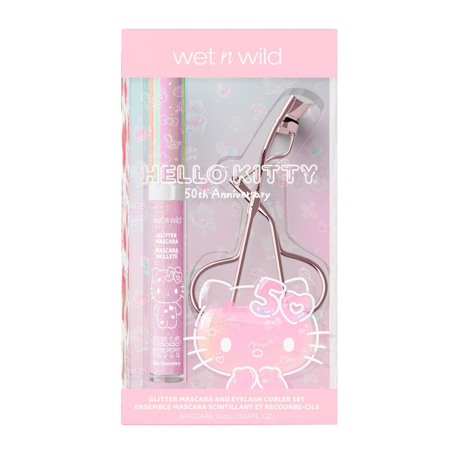 Hello Kitty Glitter Mascara & Lash Curler Set, Mascara & Lash Curler Set - Walmart.ca