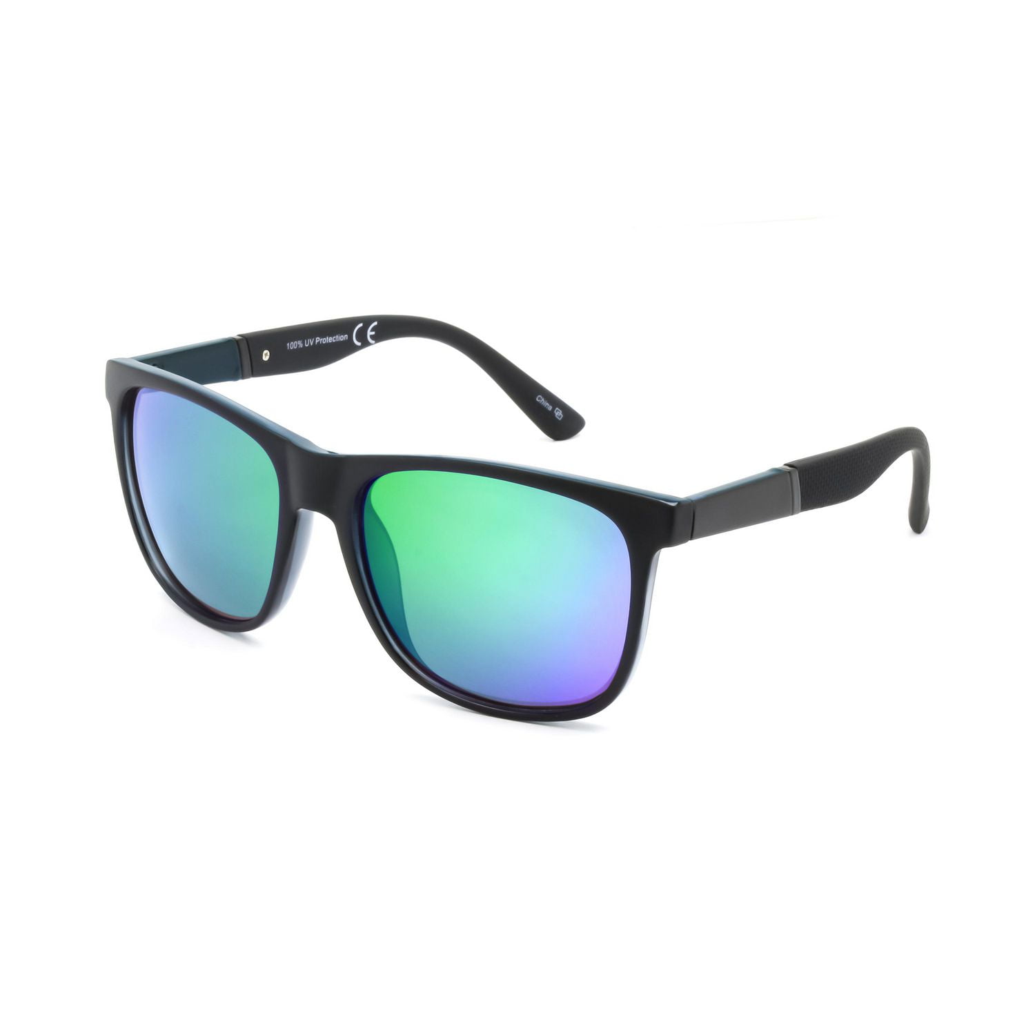 Click here for George Mens Navy And Green Square Sunglasses One S... prices